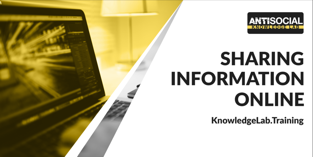 Sharing Information Online - Knowledge Lab