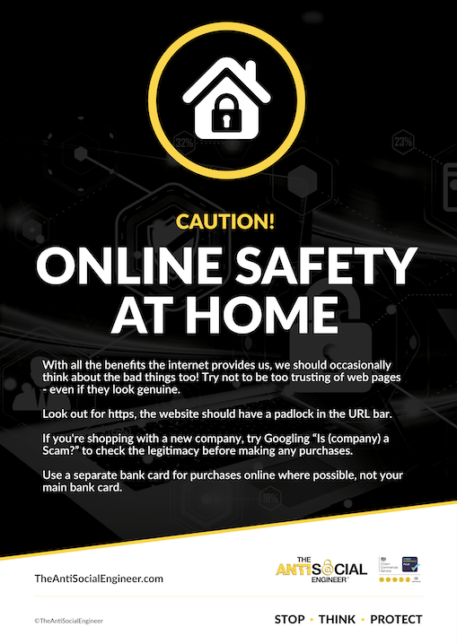 Stop - Think Link Poster - Knowledge Lab