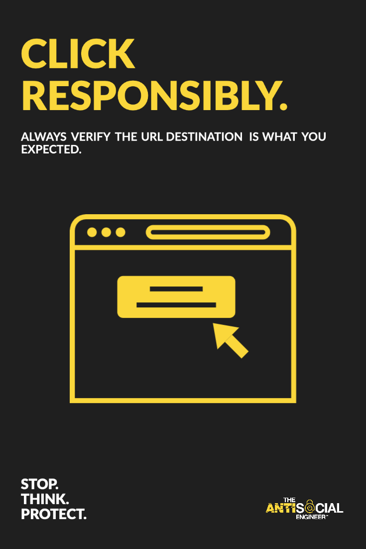 Stop - Click Responsibly Poster - Knowledge Lab